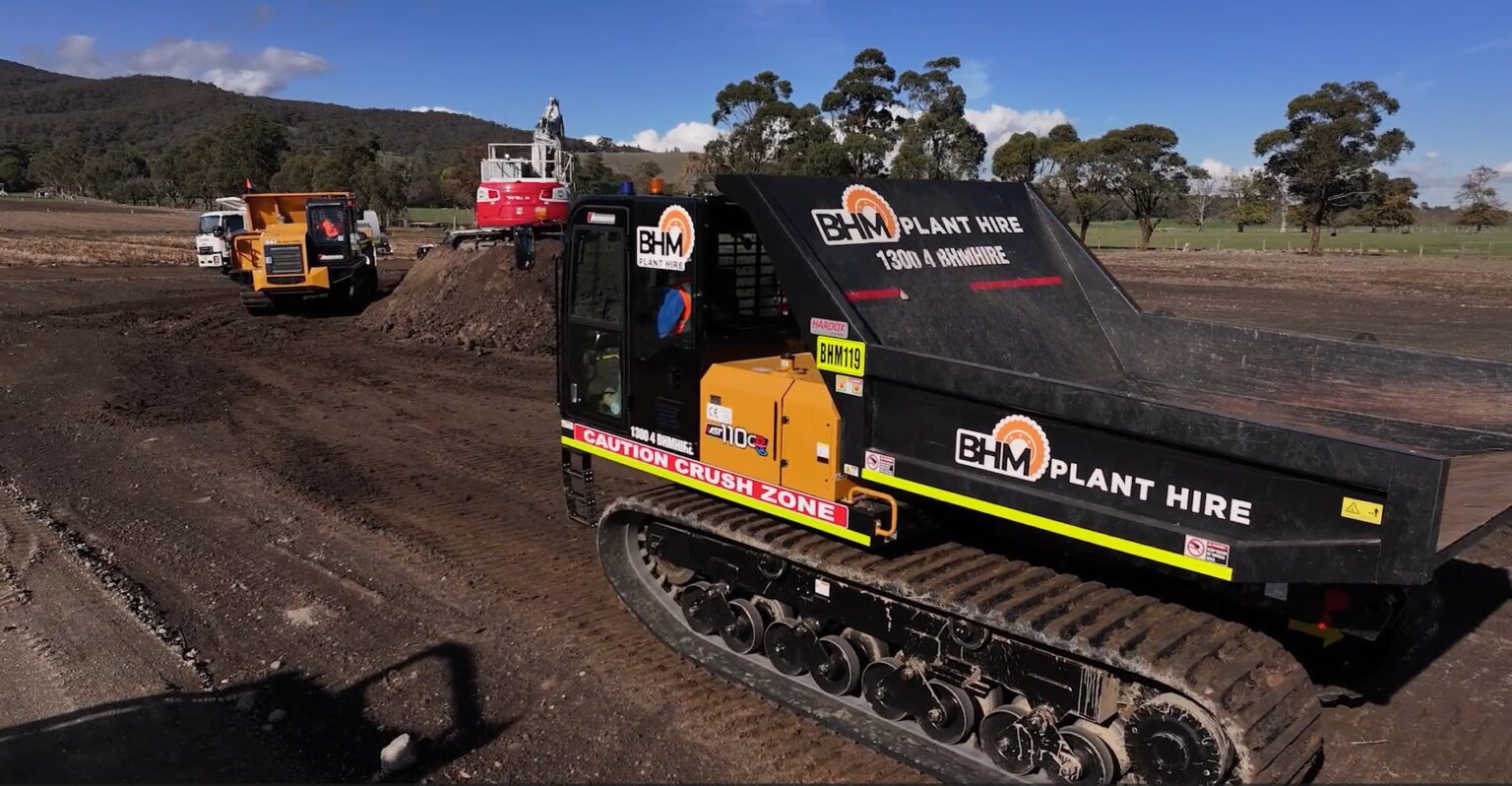 How BHM Plant Hire Powers Nationwide Projects with Morooka Crawler ...